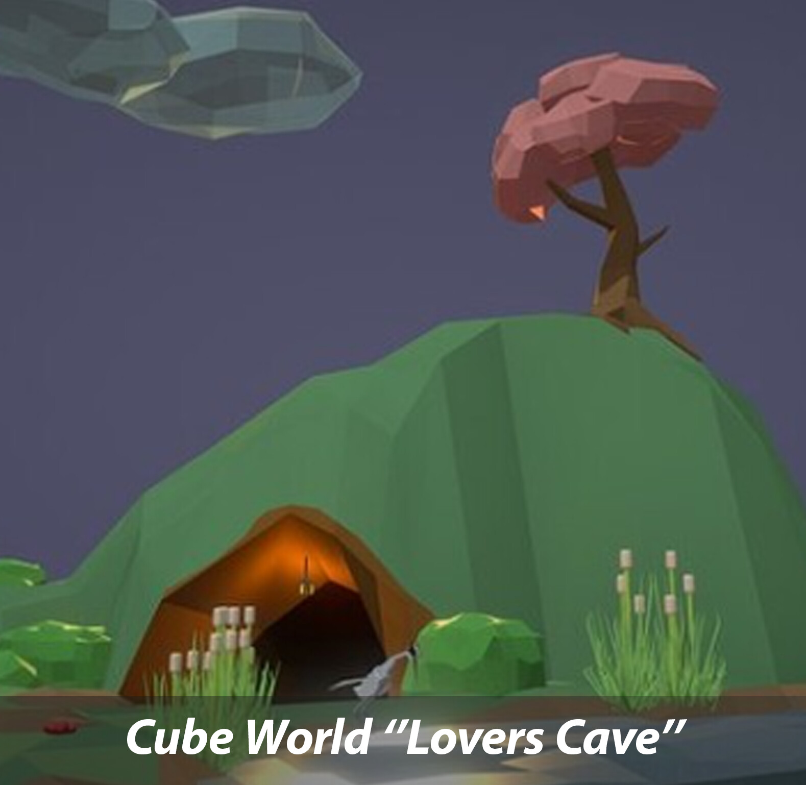 ArtStation - Cube World ''lovers cave''