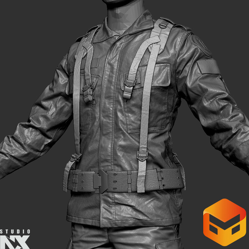 ArtStation - Marvelous Designer Military Uniform