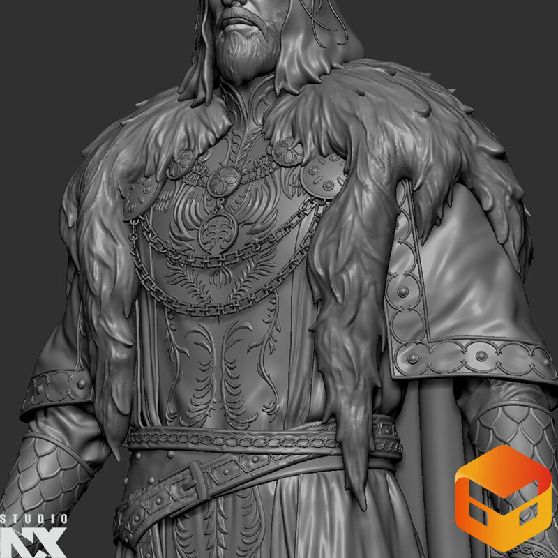 ArtStation - Marvelous Designer Ancient King
