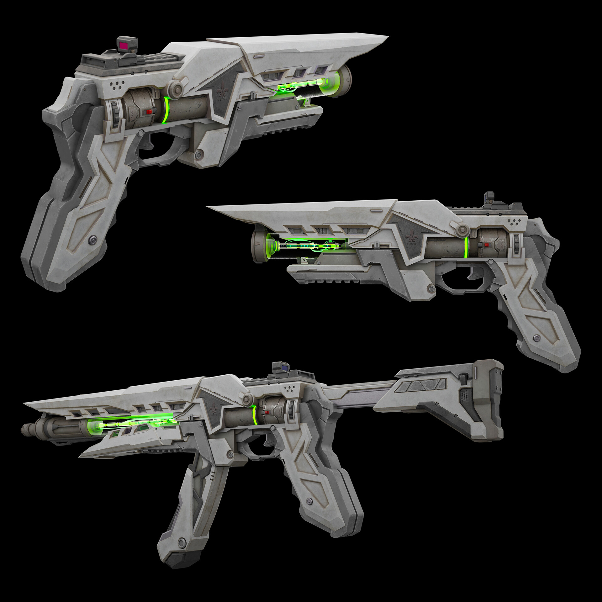 ArtStation - prop weapons