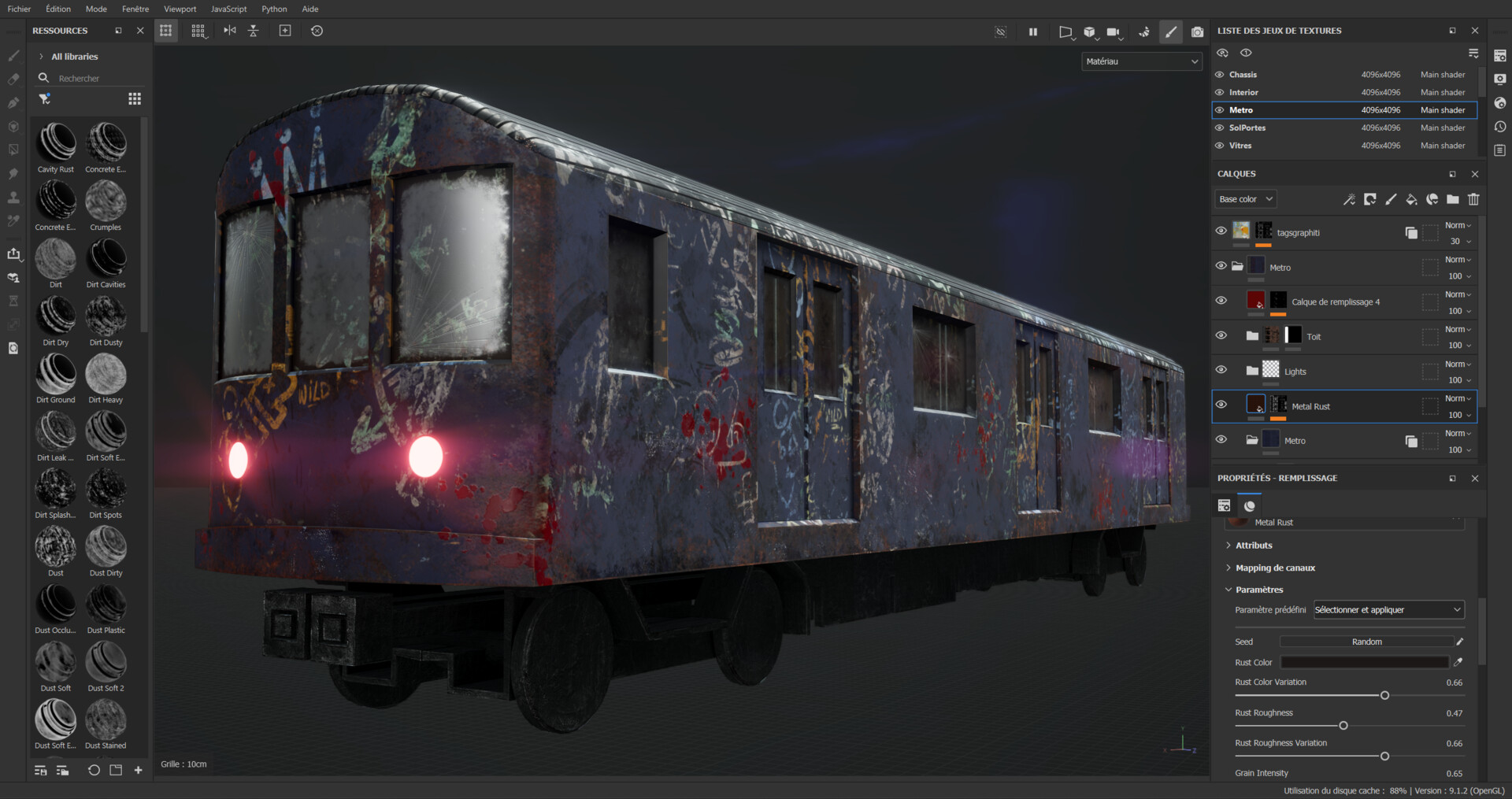 ArtStation - Subway Train - Unannounced Video Game Project