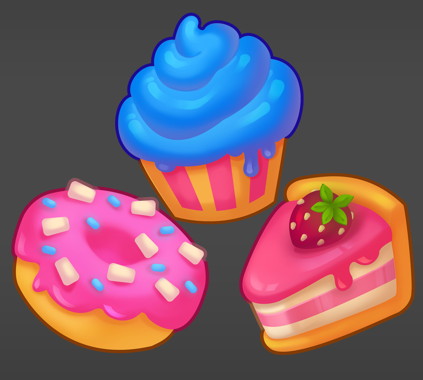 ArtStation - Food Game UI