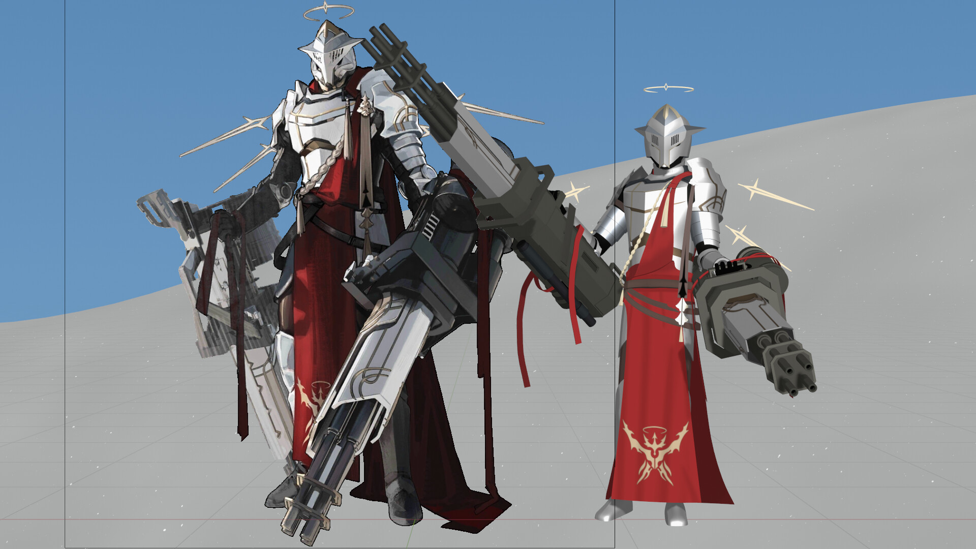 ArtStation - Apostolic Knight from arknights on 3D