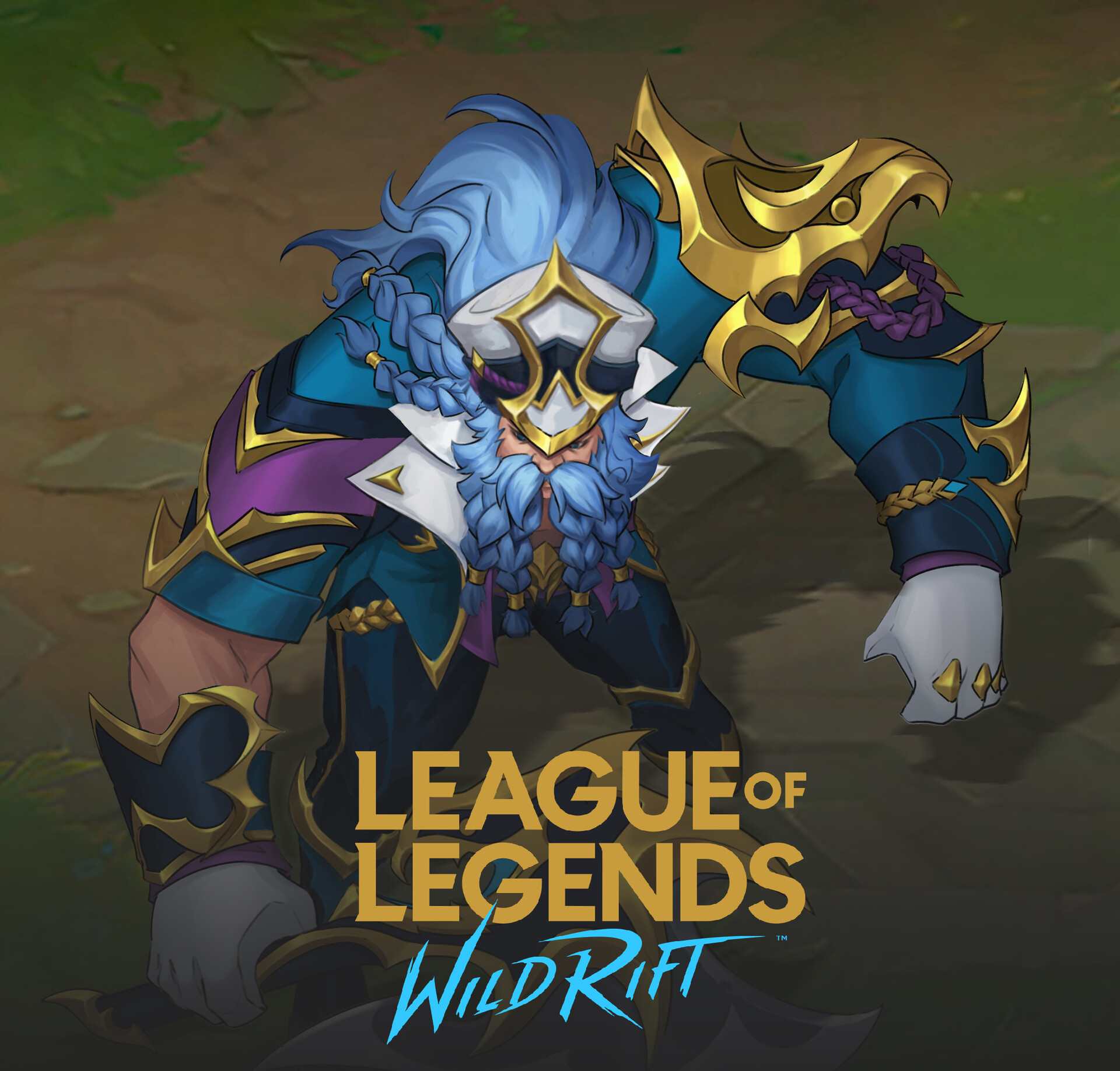 Zhongqi Li - League of Legends: Wild Rift - Glorious Armada Olaf Concept