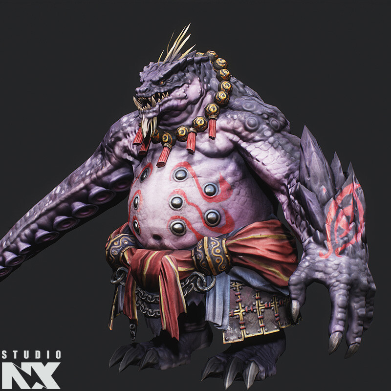 ArtStation - Abyss Devil Alligator