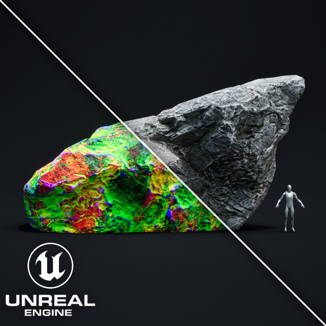 ArtStation - Rock Shader Practice