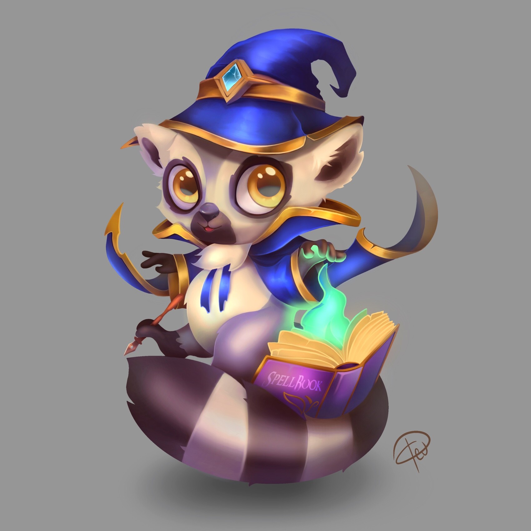 ArtStation - Wizard Lemur