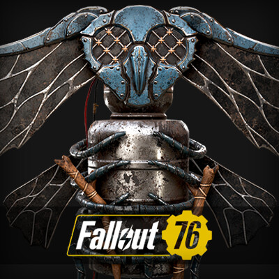 ArtStation - Fallout 76 - Mothman Shooting Target