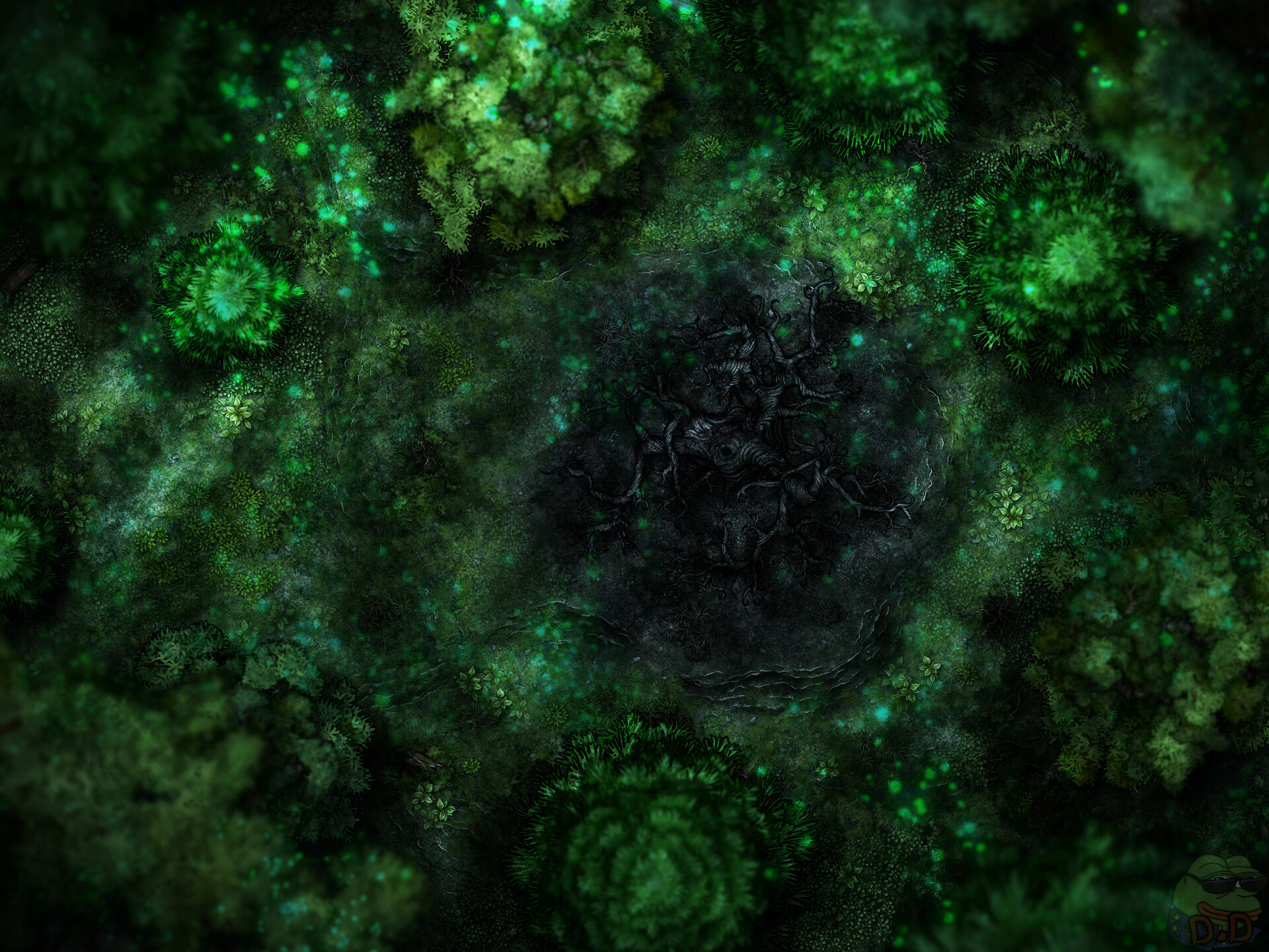 ArtStation - Tree Trap [Night] [Dragon of the Icespire Peak]