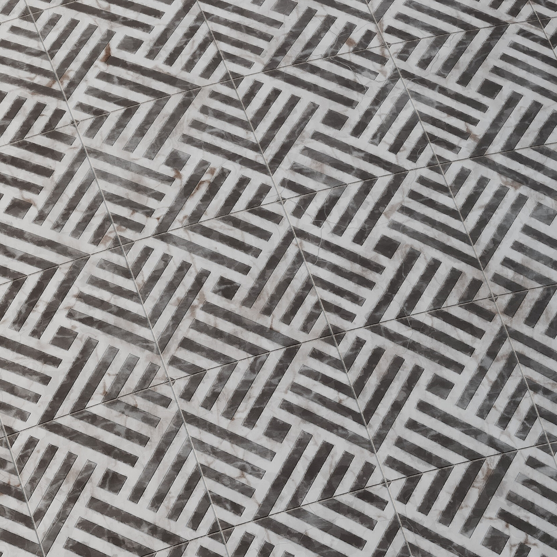 ArtStation - Square stripped marble floor