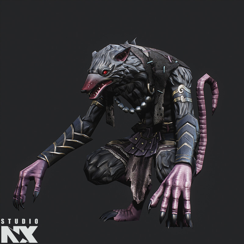 ArtStation - Abyss Rat Monster