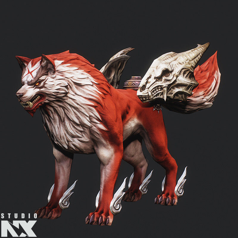 ArtStation - Abyss Wolf Monster