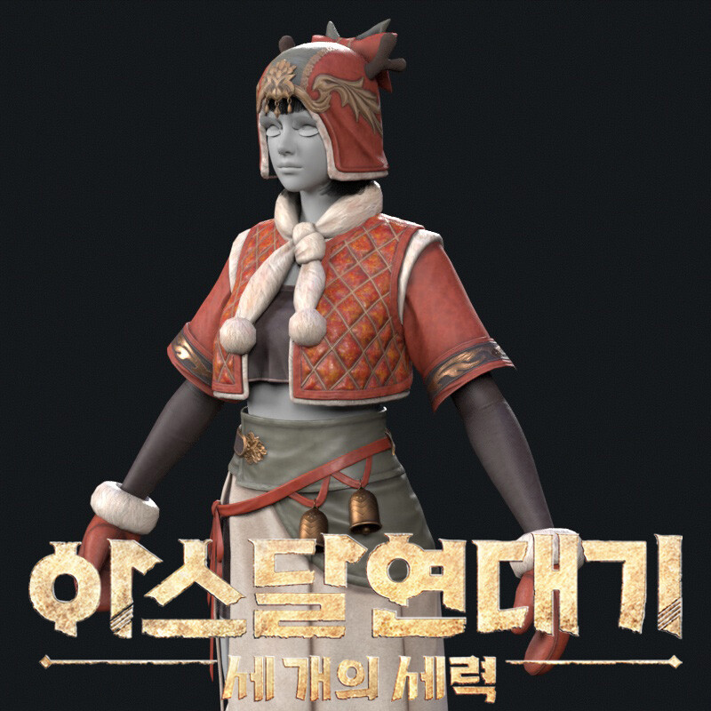 ArtStation - Arthdal Chronicle Female Costume 3