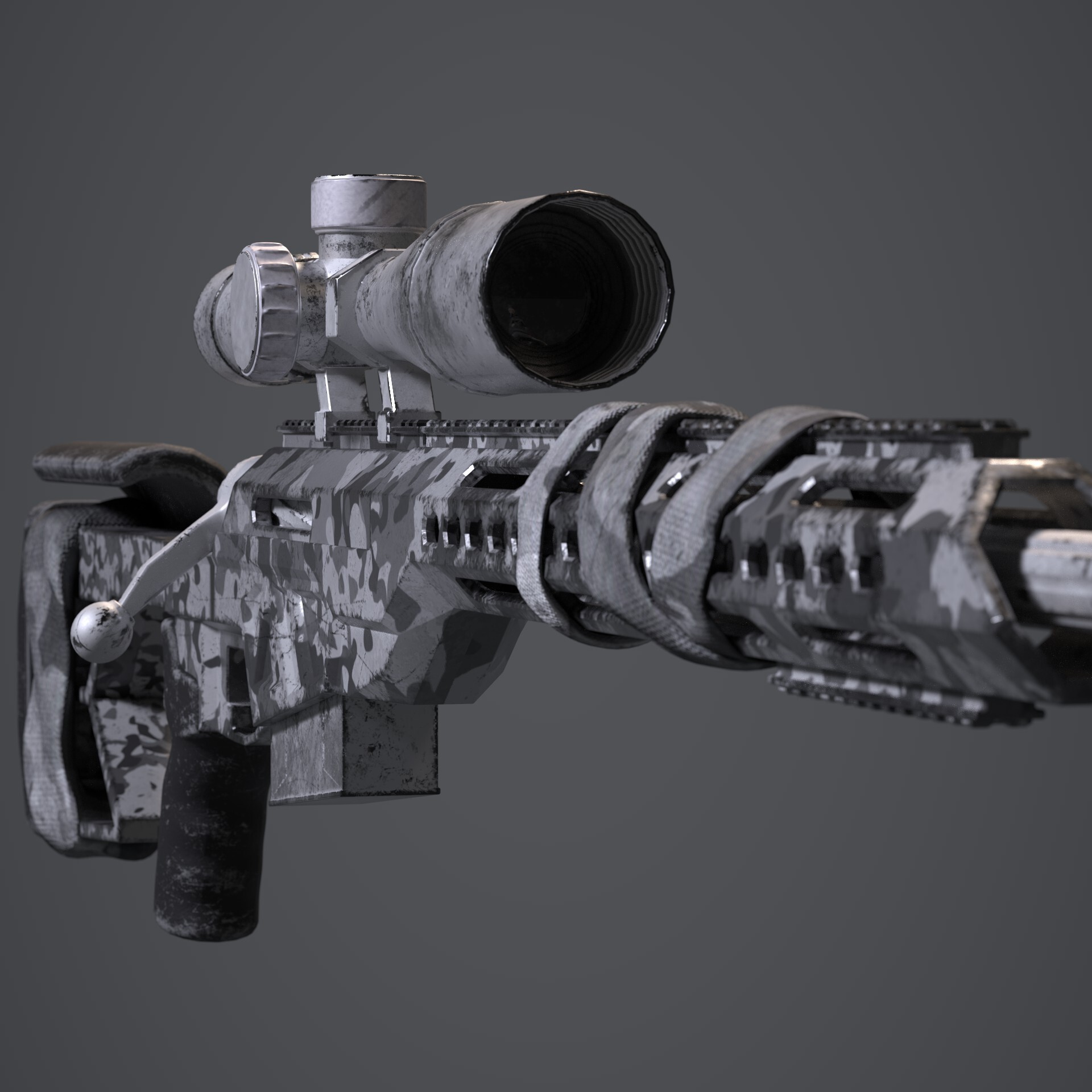 ArtStation - AM-40 A6 RPA Tundra (Precision Rifle) Re-skin