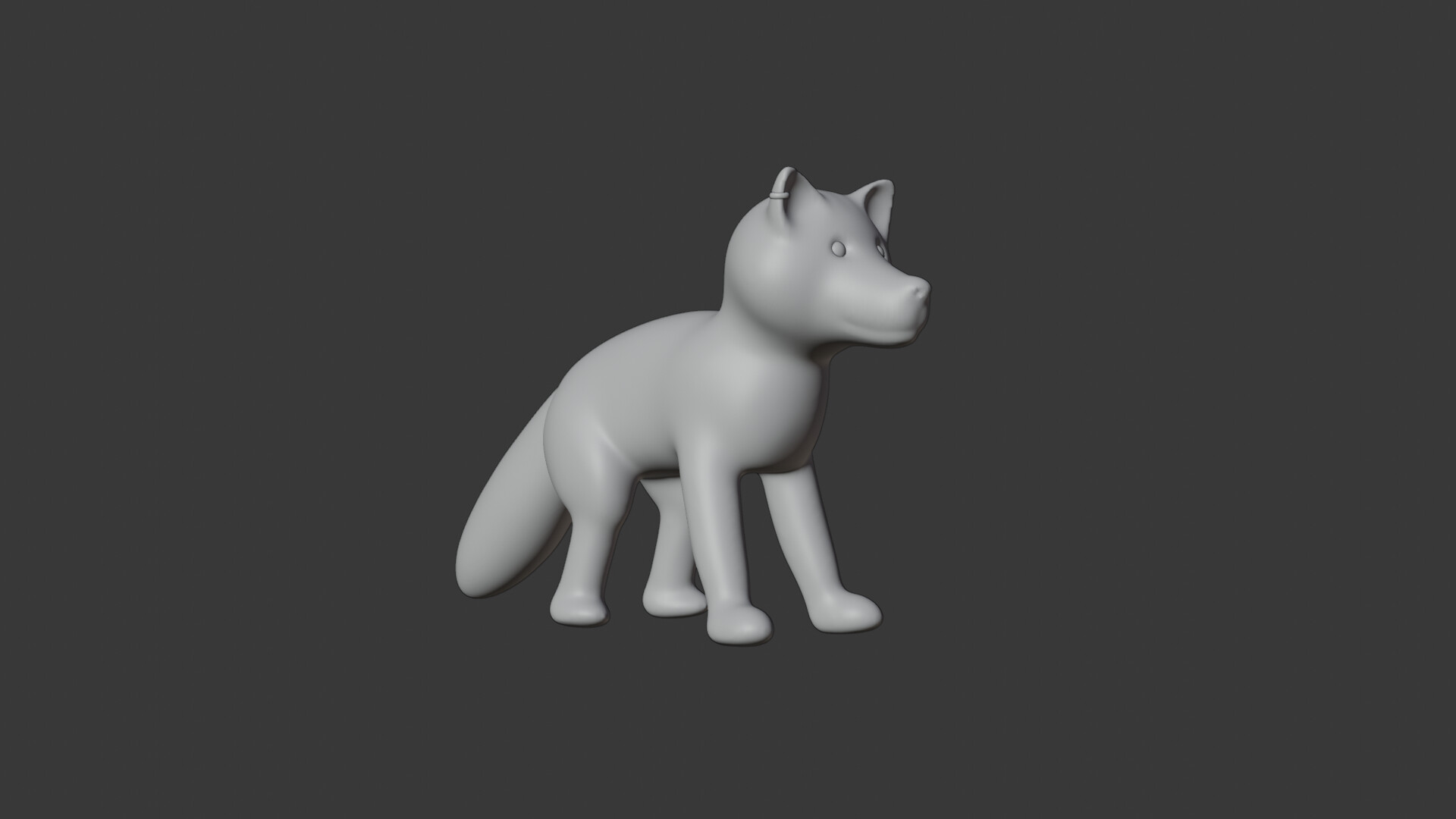 ArtStation - Feral Fox Sculpt on Blender (Practice)