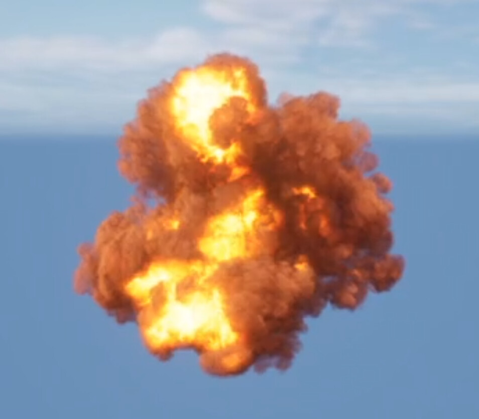ArtStation - VFX Sketch - Embergen Explosion
