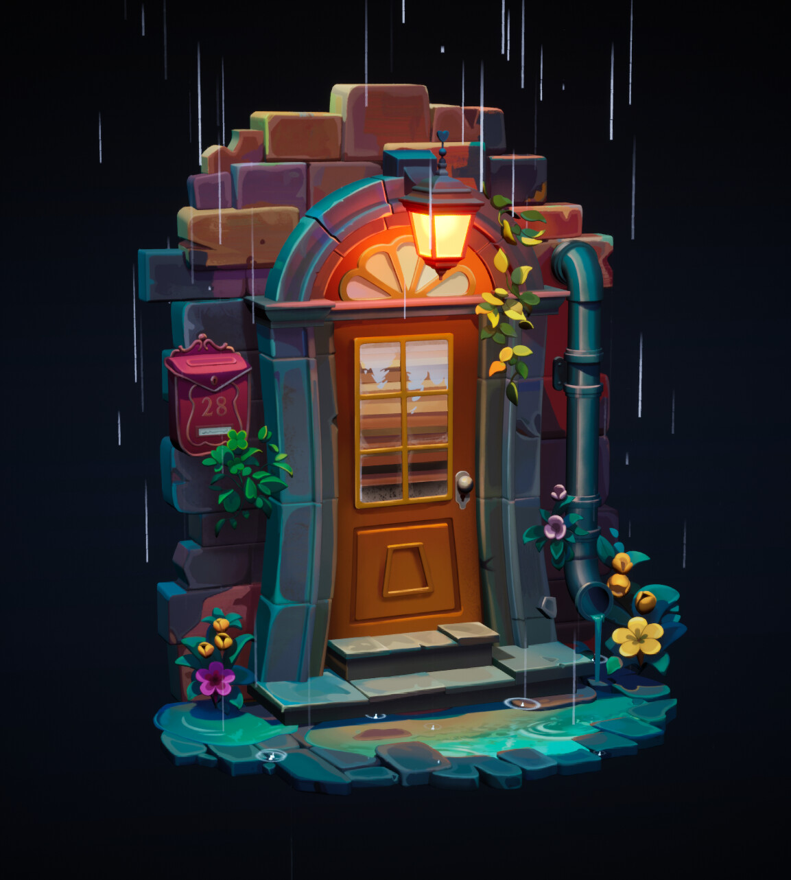 ArtStation - Puddle - Environment