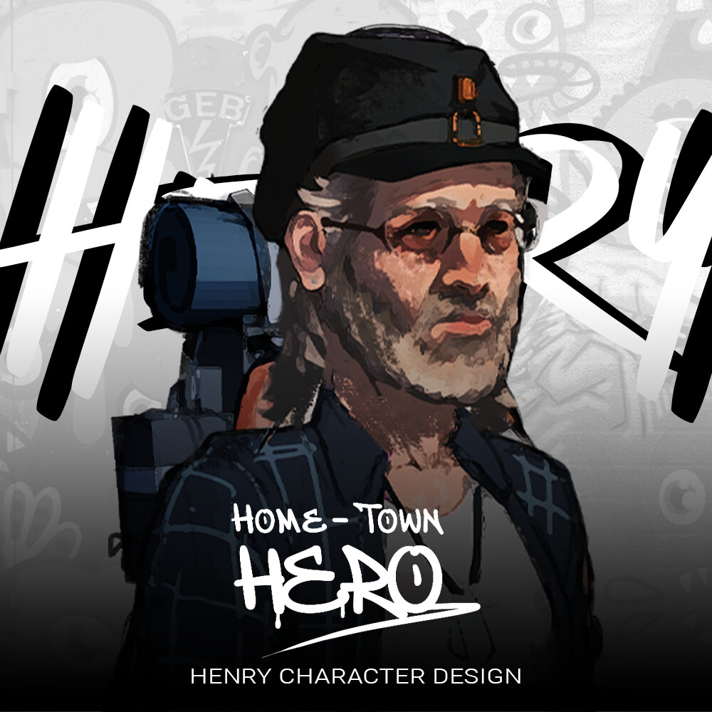 ArtStation - Home-Town Hero: Henry character concept art