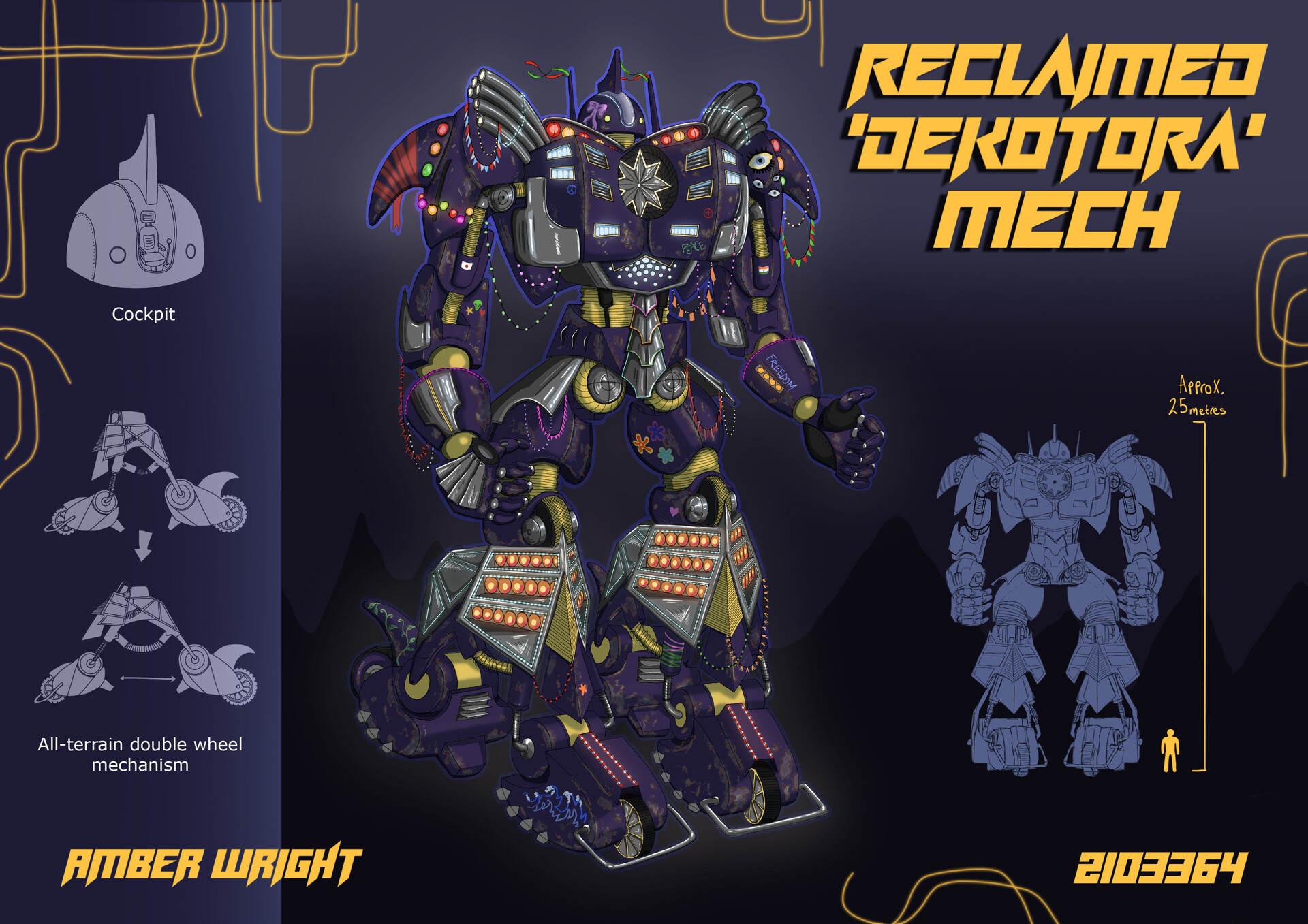 ArtStation - 'Dekotora' Mech artbook