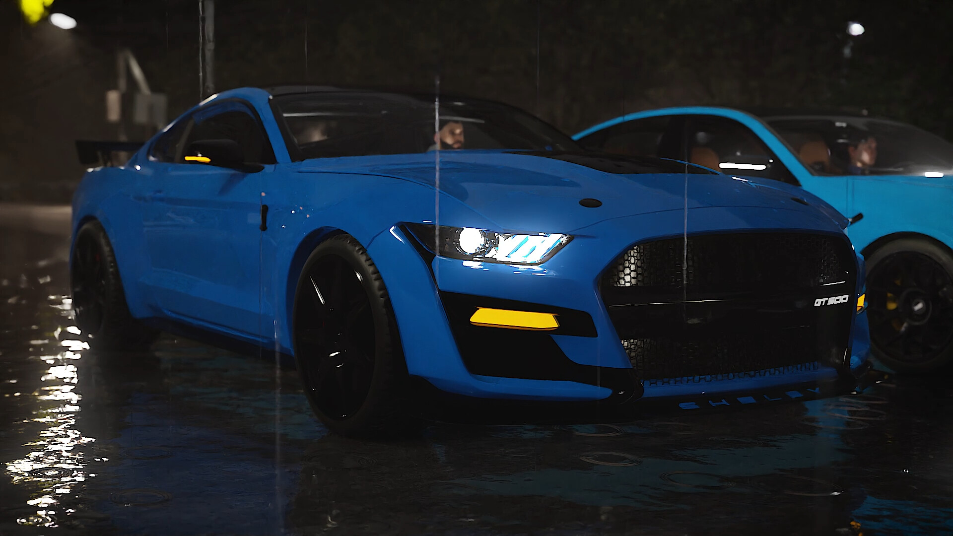 ArtStation - Night rain car animation and render