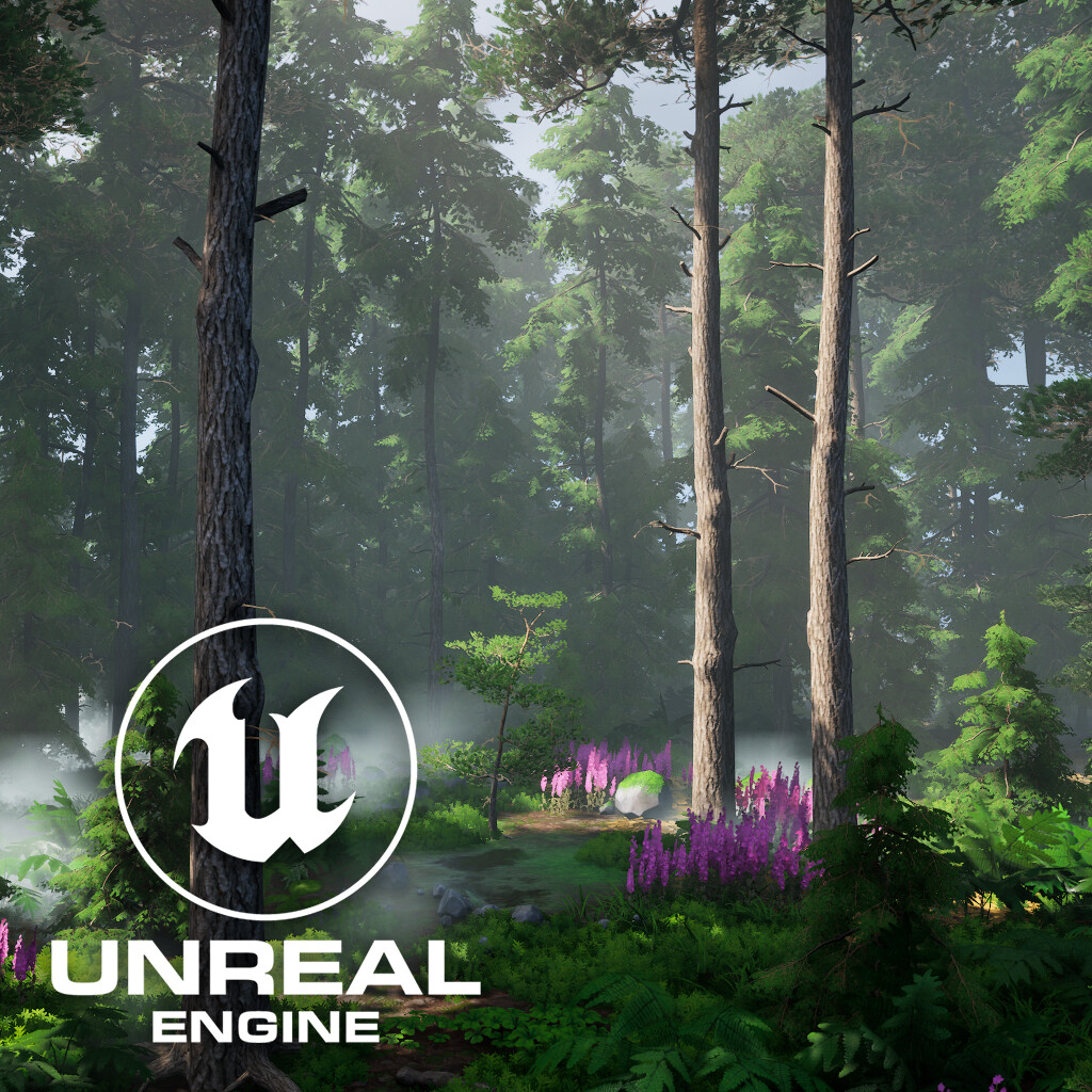 ArtStation - Pine Tree Forest