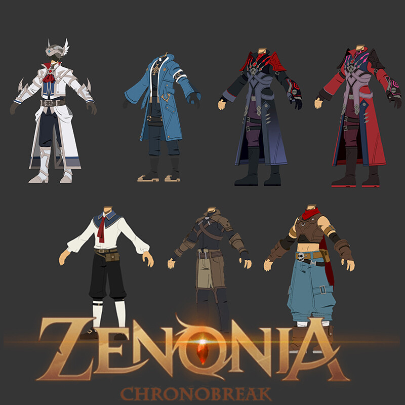 ArtStation - Zenonia Character Costume 7