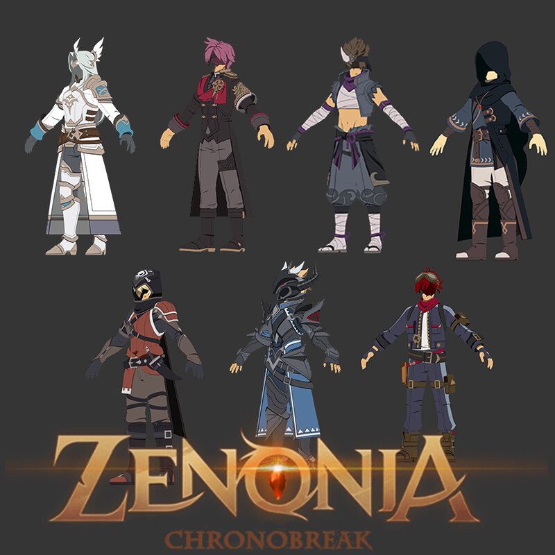 ArtStation - Zenonia Character Costume 8