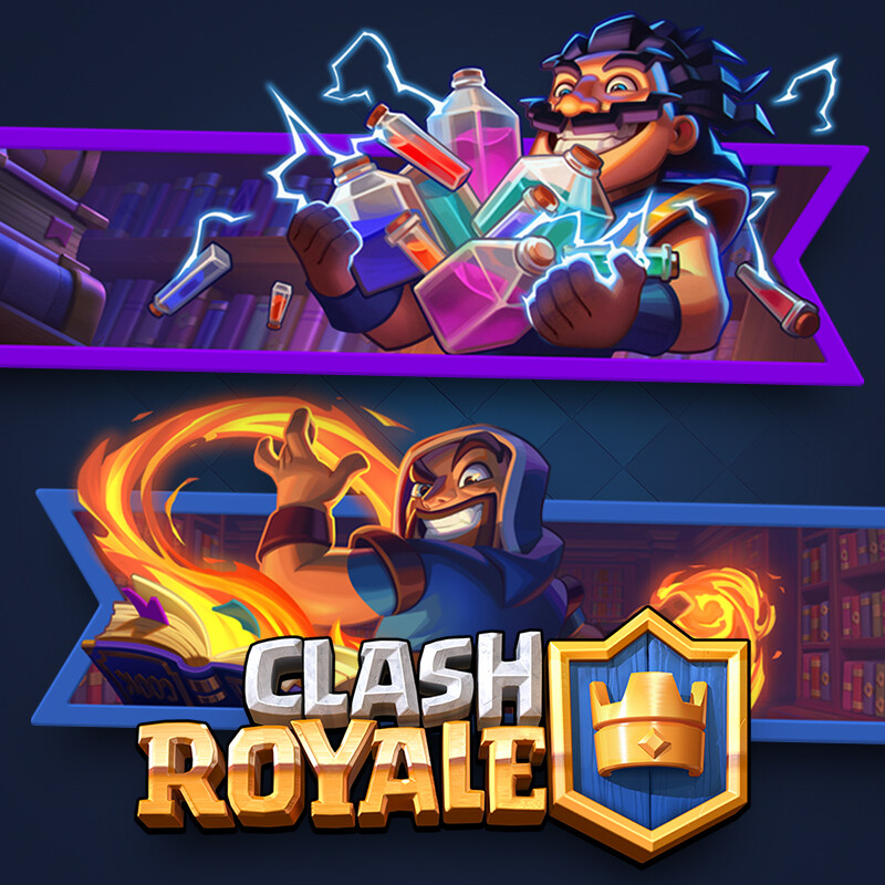 ArtStation - Clash Royale - Battle Banners : Magic Season 🪄