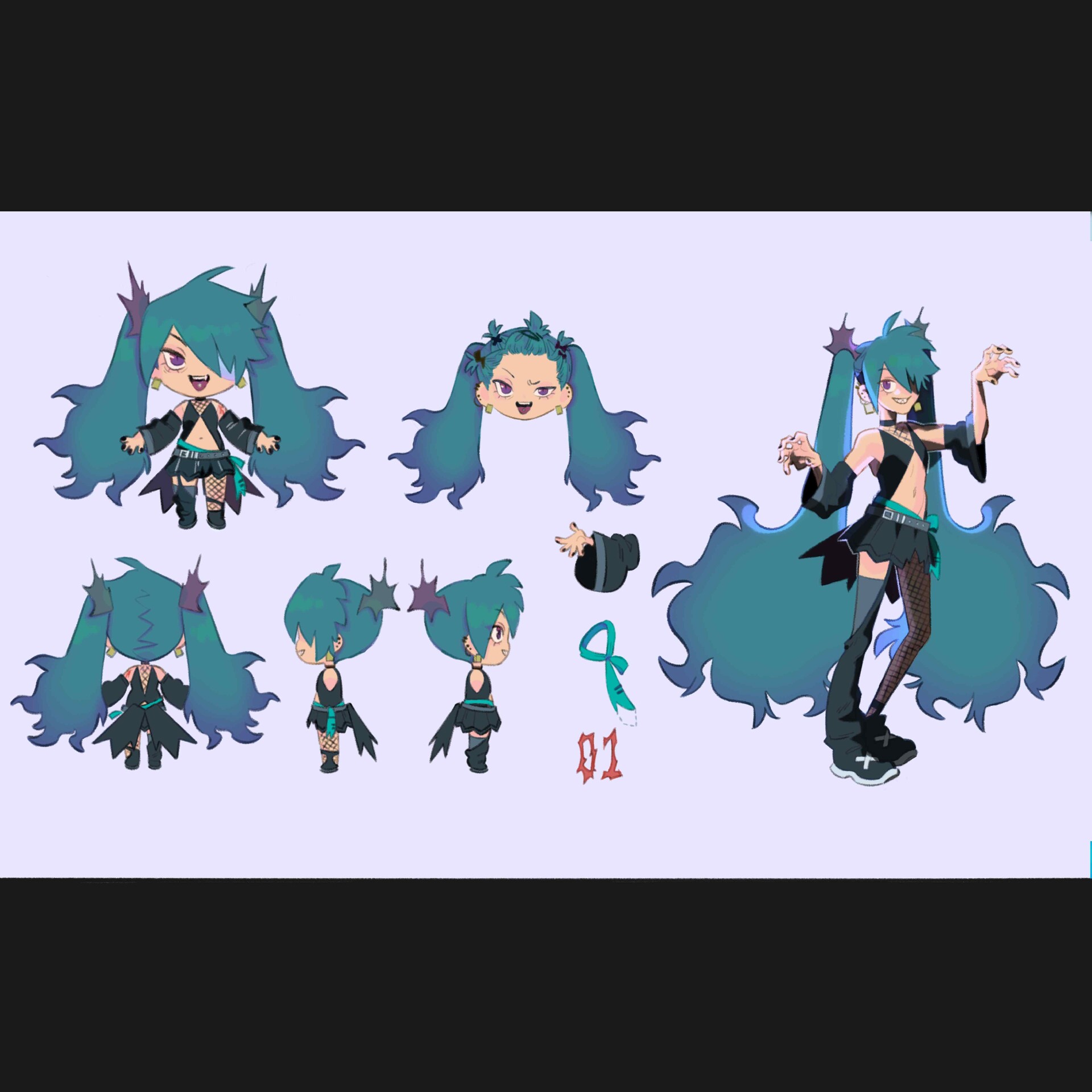 ArtStation - Hatsune Miku Metal Design