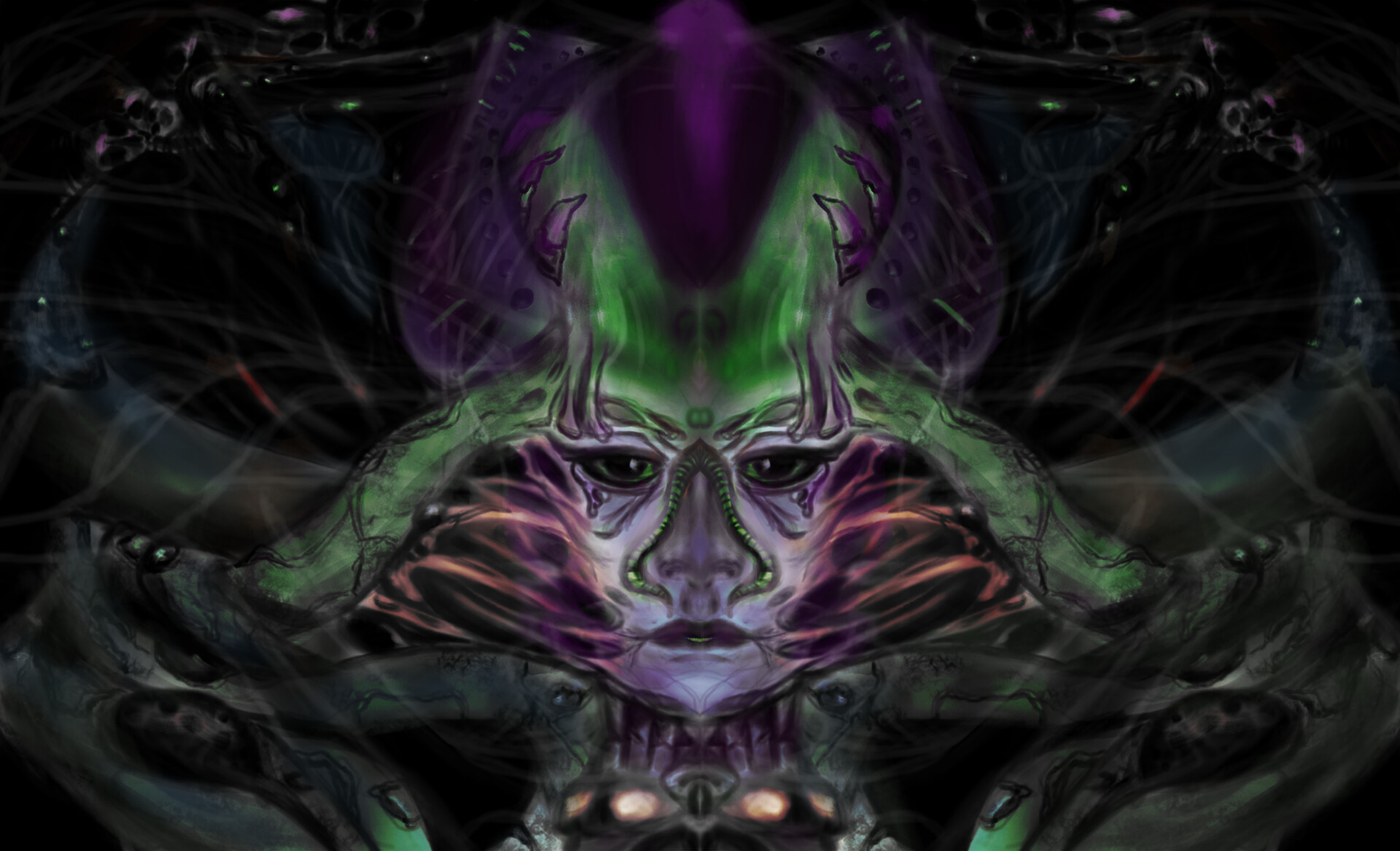 ArtStation - Giger inspired illustration