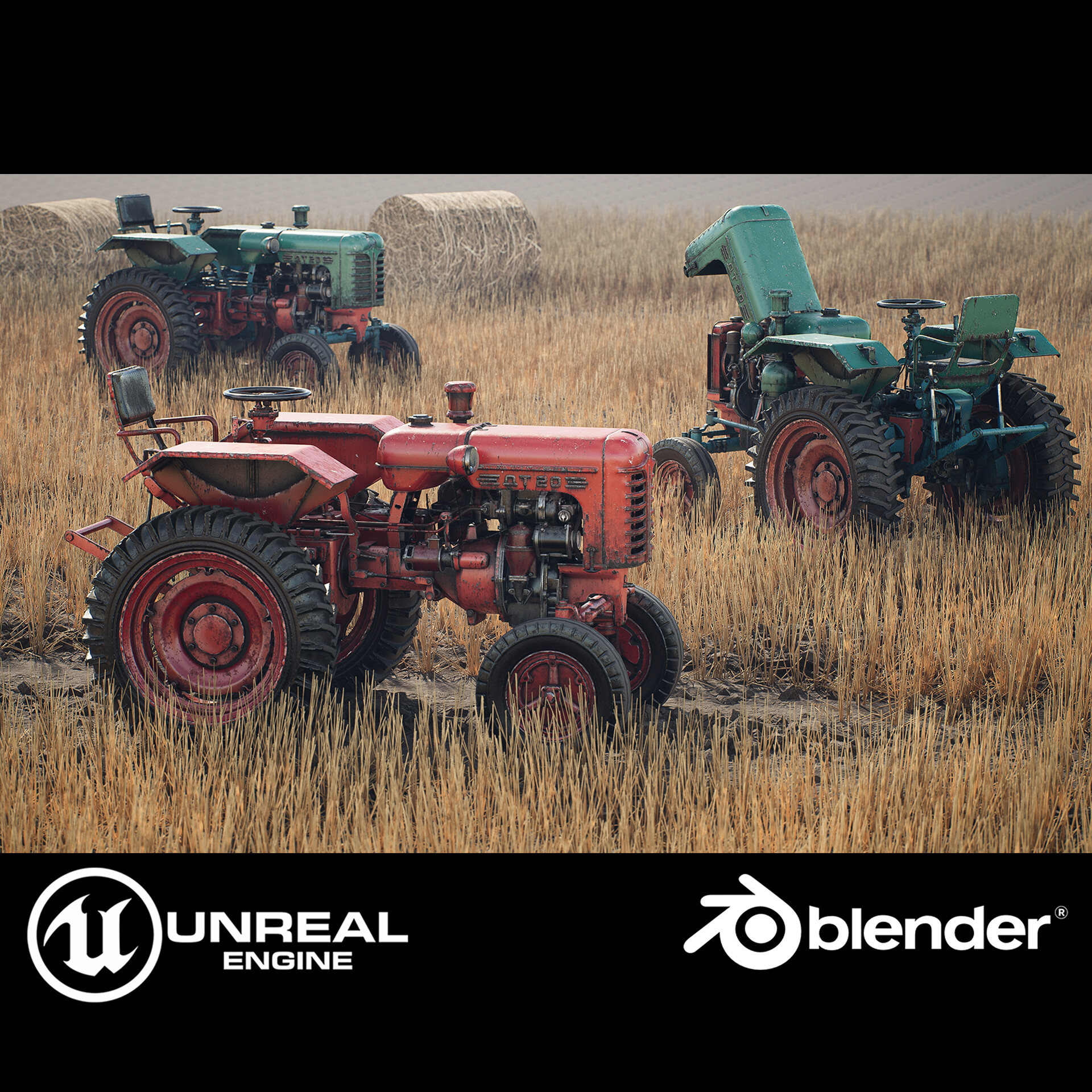 ArtStation - DT20 Tractor