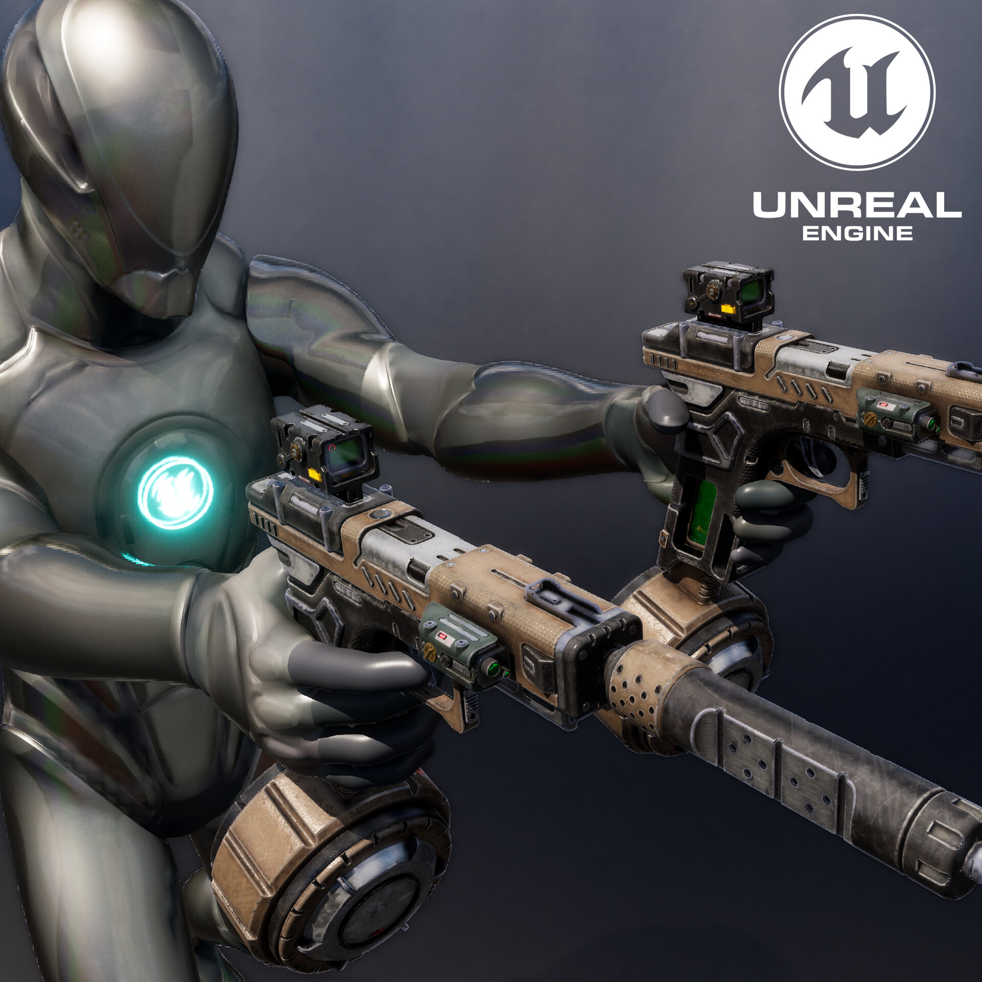 ArtStation - Guns Akimbo - UE 5.4