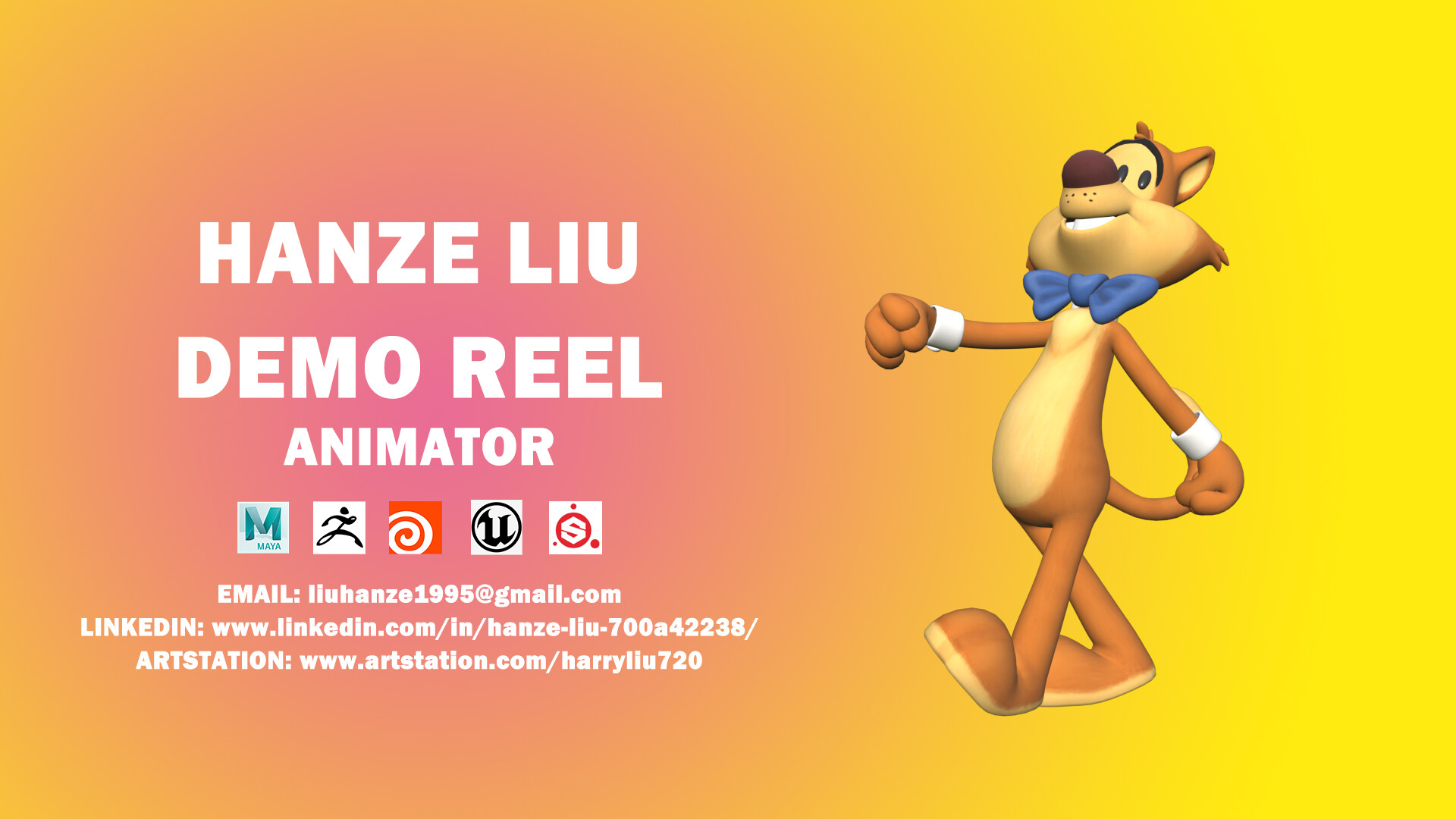 ArtStation - Hanze Liu Animation DEMOREEL