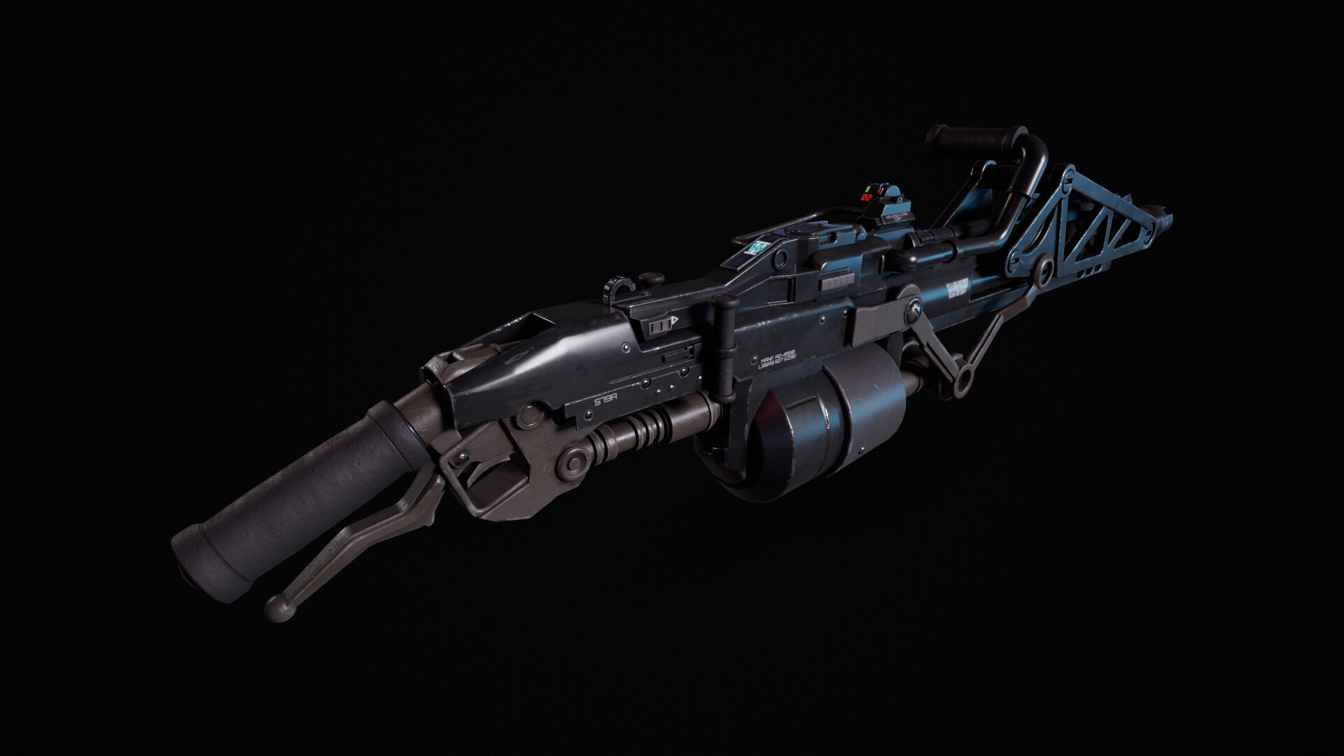 ArtStation - Aliens: Fireteam Elite-L56A3 Smart Gun