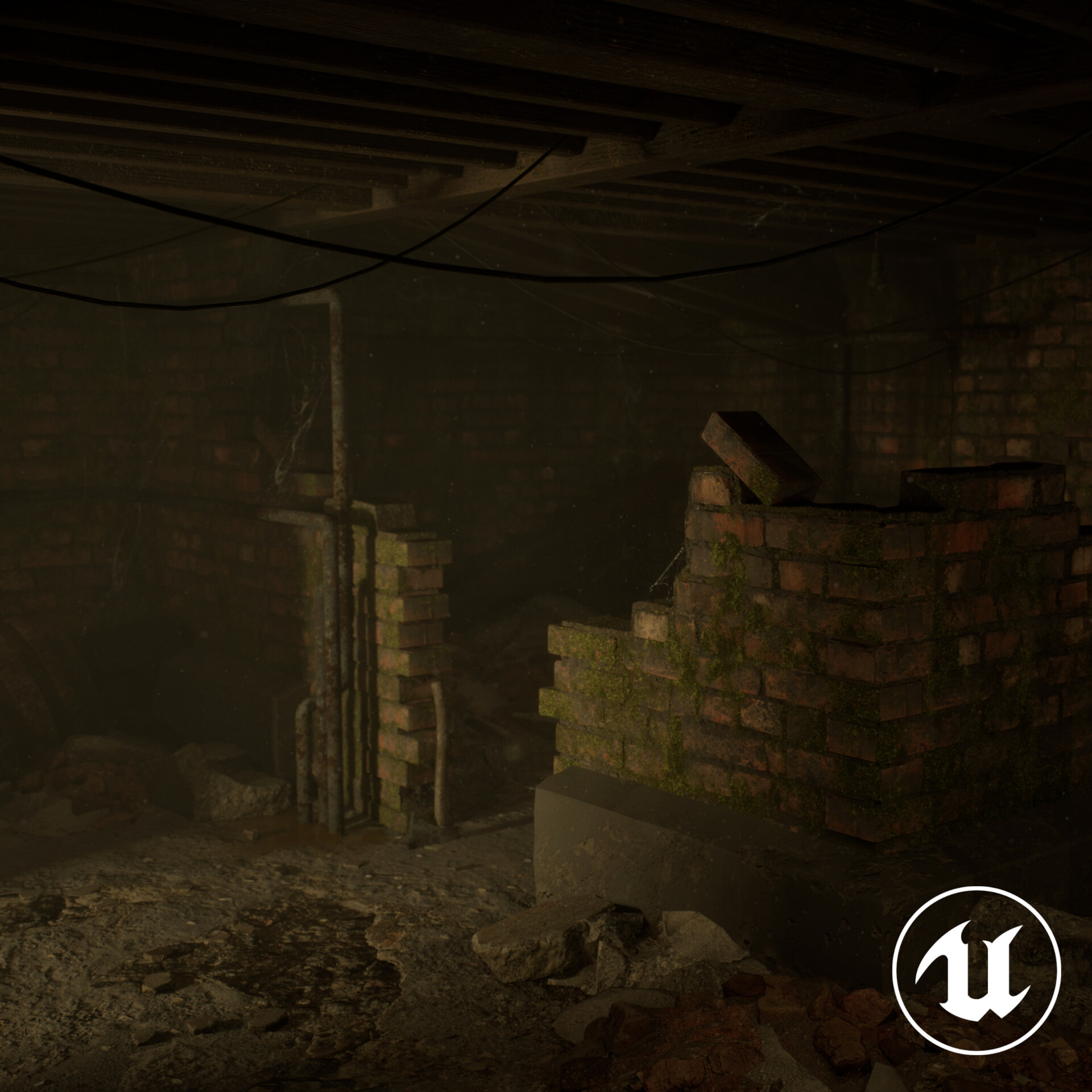 ArtStation - Old basement rooms