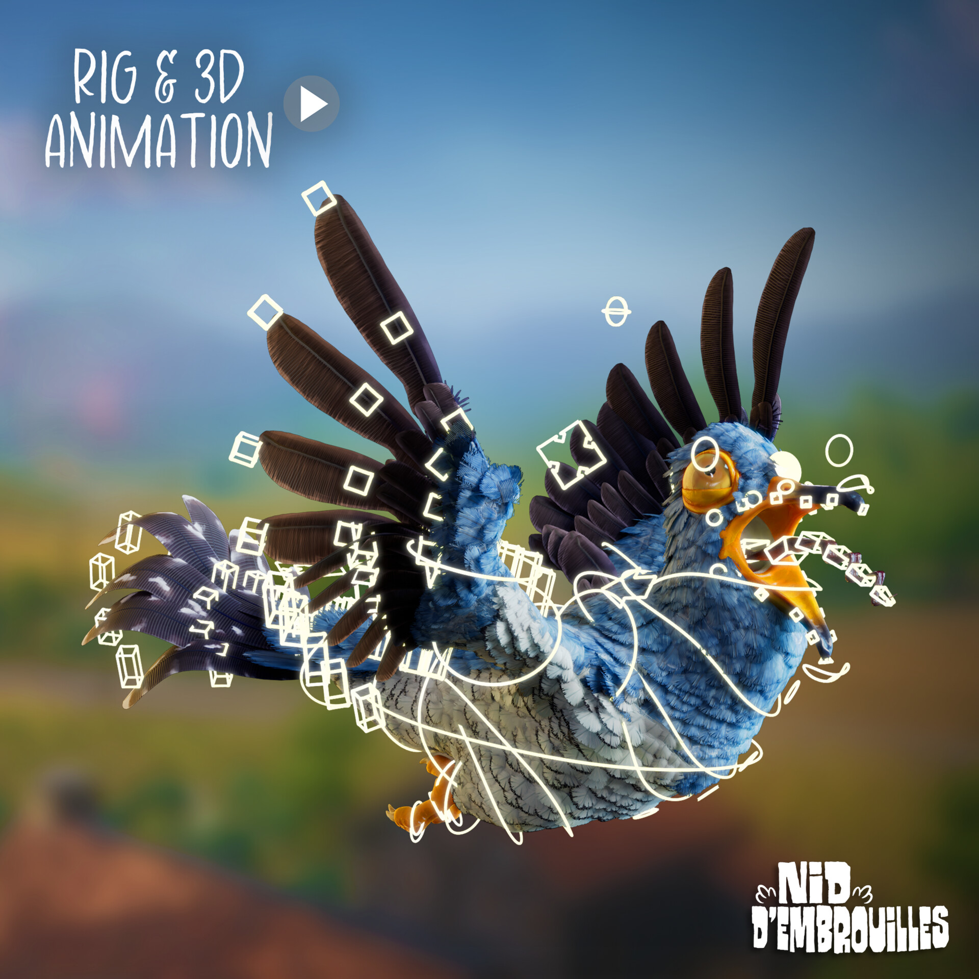 ArtStation - RIG & 3D ANIMATION : THE CUCKOO