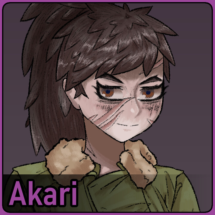 ArtStation - 'Akari' Character Sheet