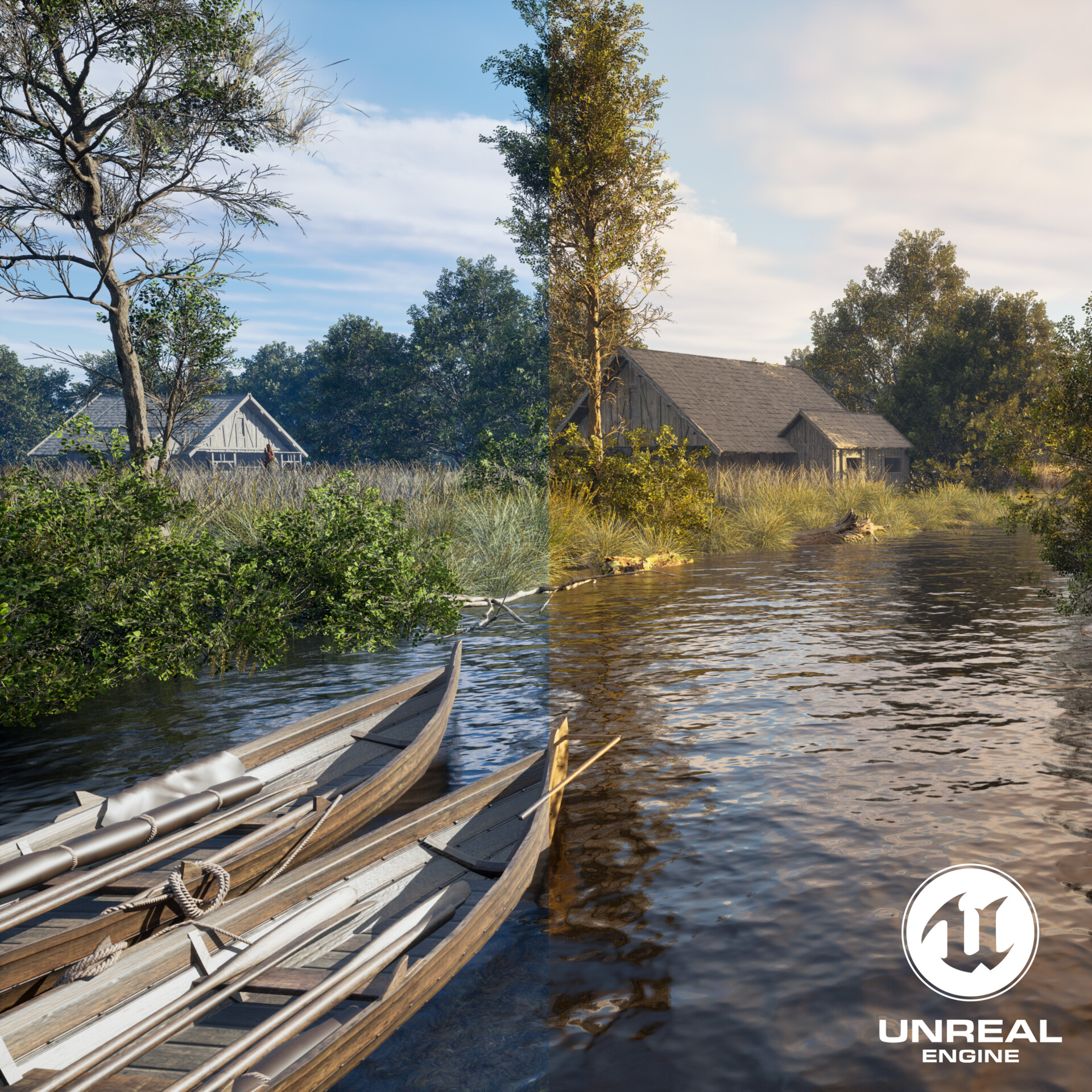 ArtStation - Lake Farm | Landscape | Unreal engine 5 | Lumen