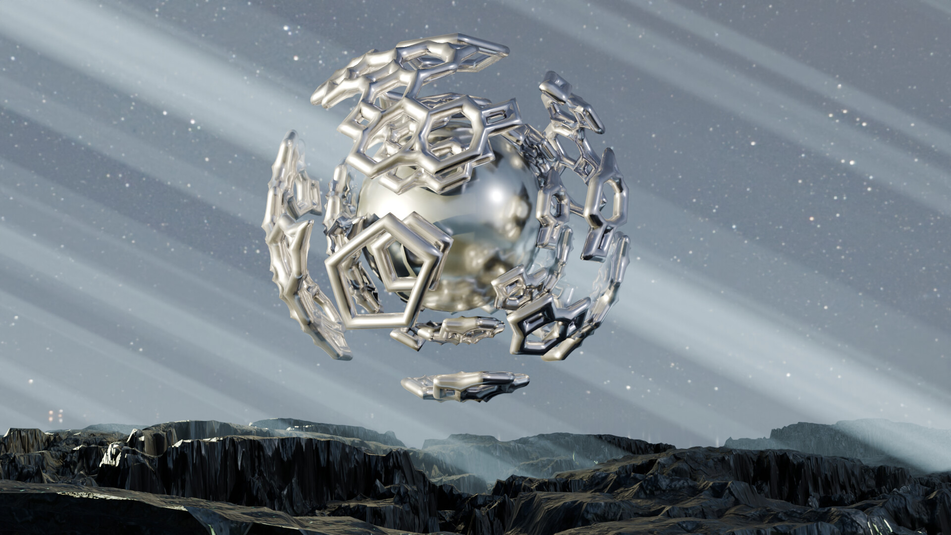 ArtStation - Sci Fi Sphere/ God Rays (Logan Wiley)