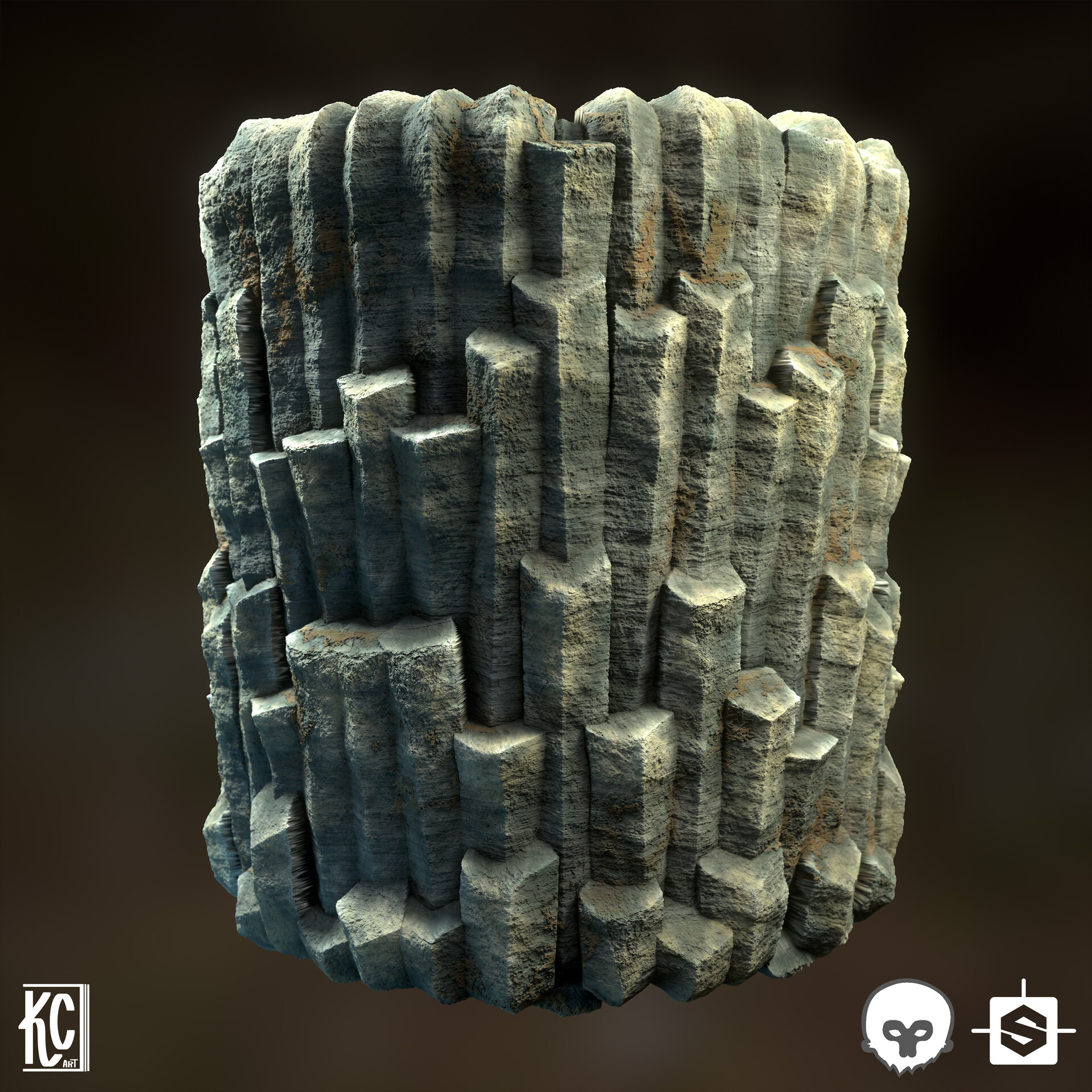 ArtStation - Basalt columns