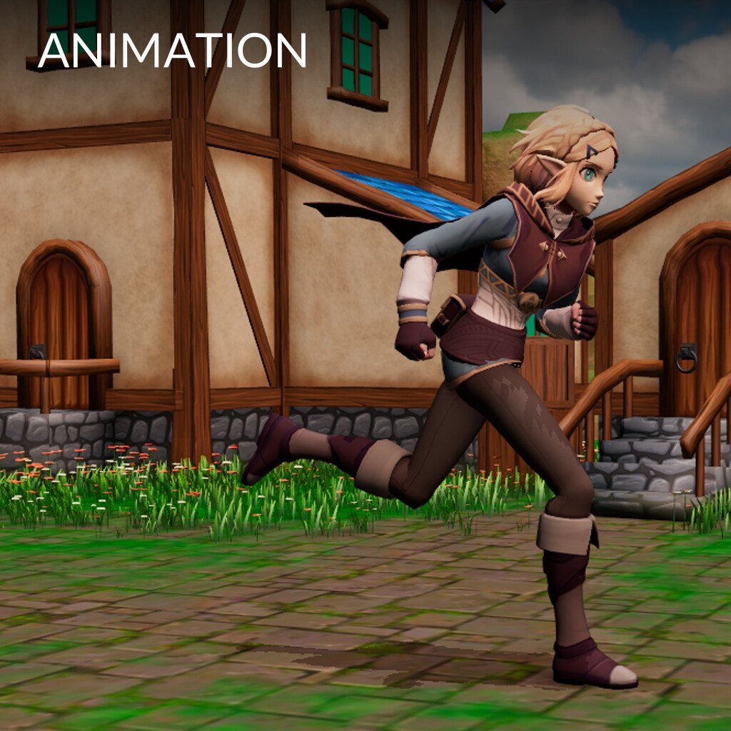 ArtStation - Run Cycle Animation