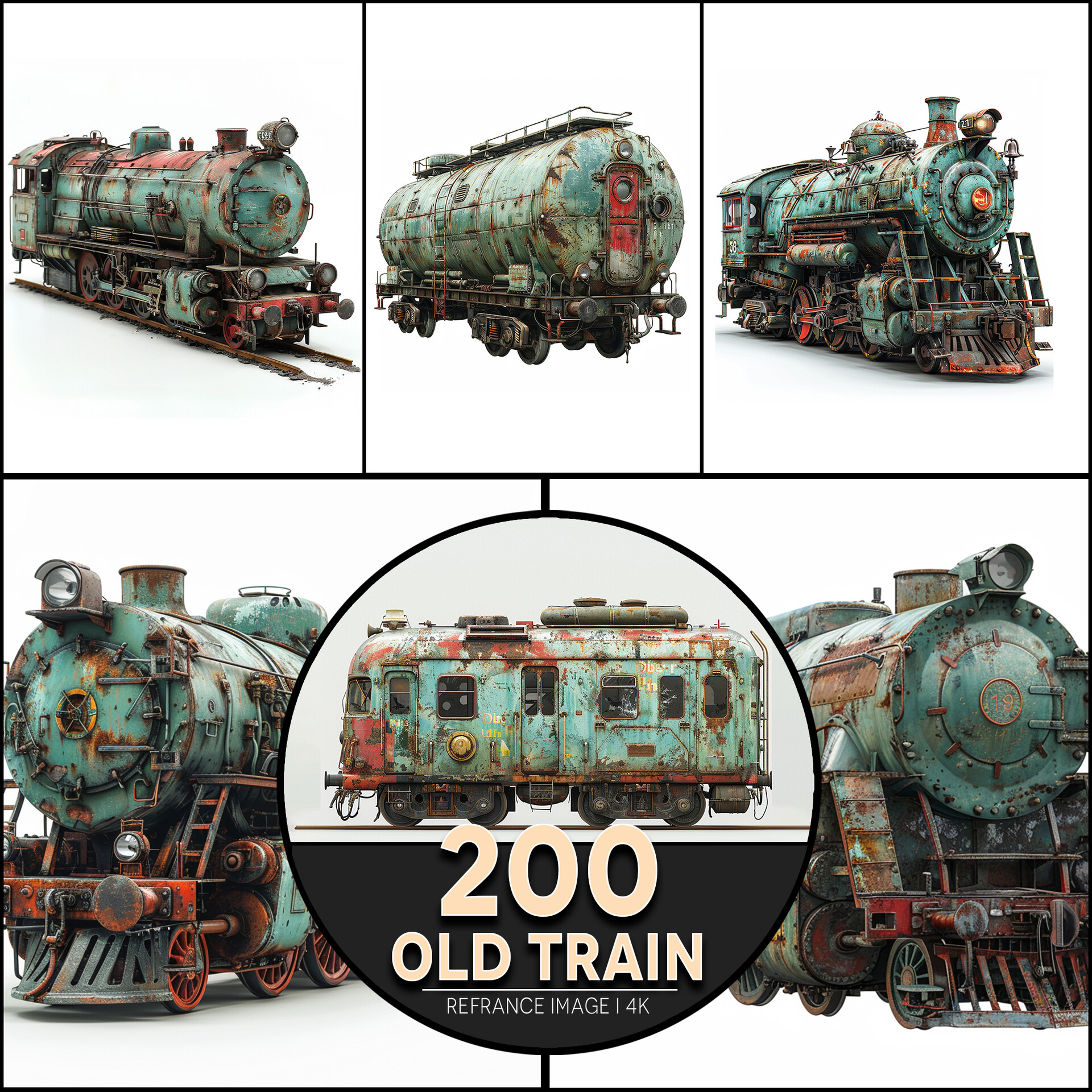 ArtStation - Old Train 4K Reference/Concept Images