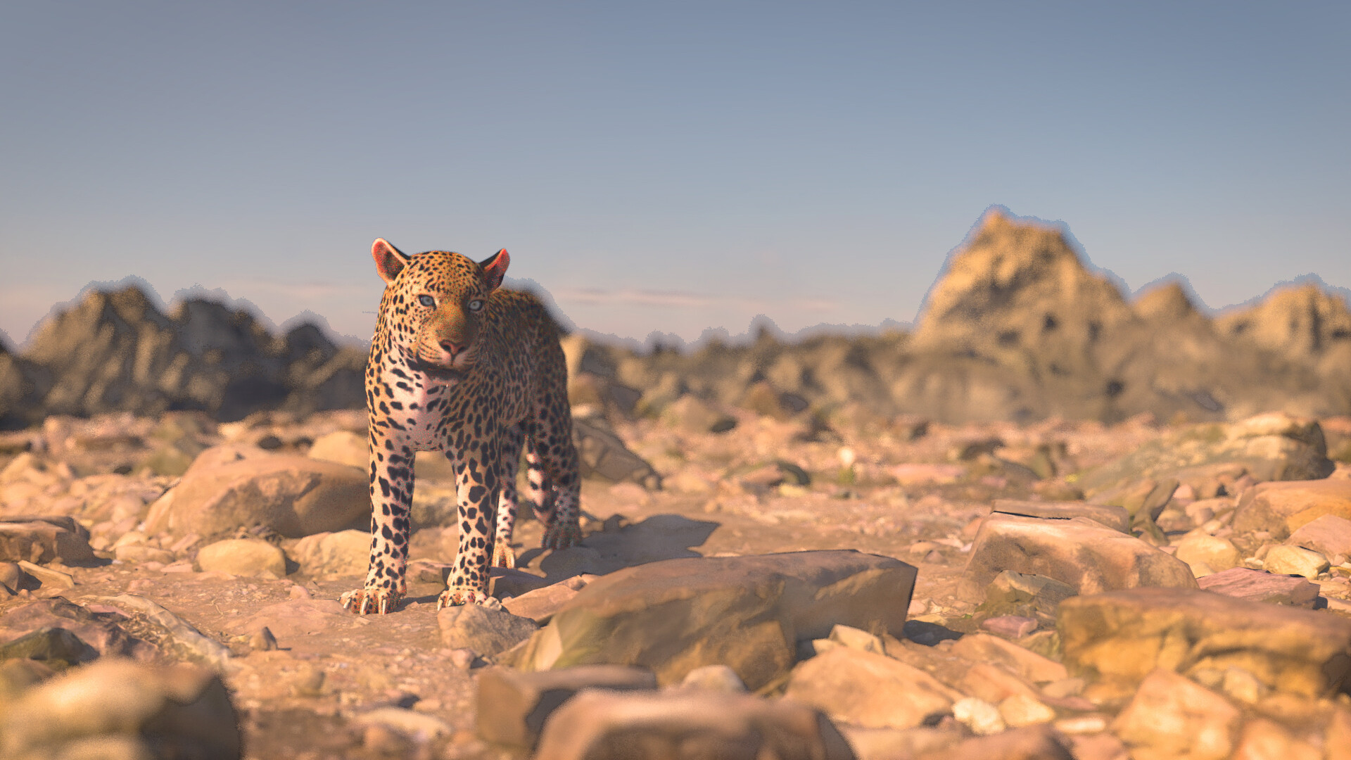 ArtStation - Leopard CG shot