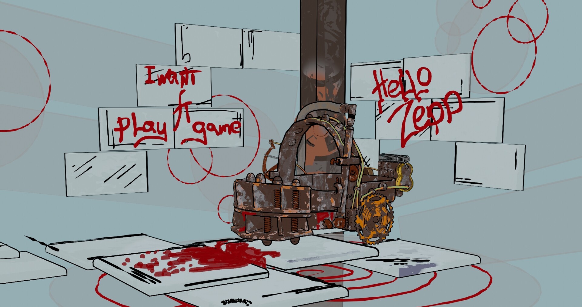 ArtStation - SAW: Stylized Reverse Bear Trap