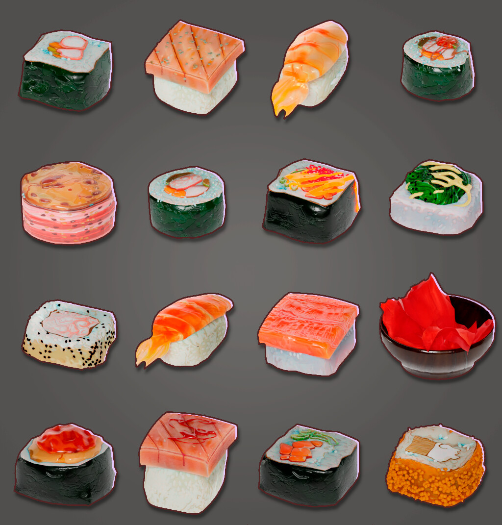 ArtStation - Sushi Play Set