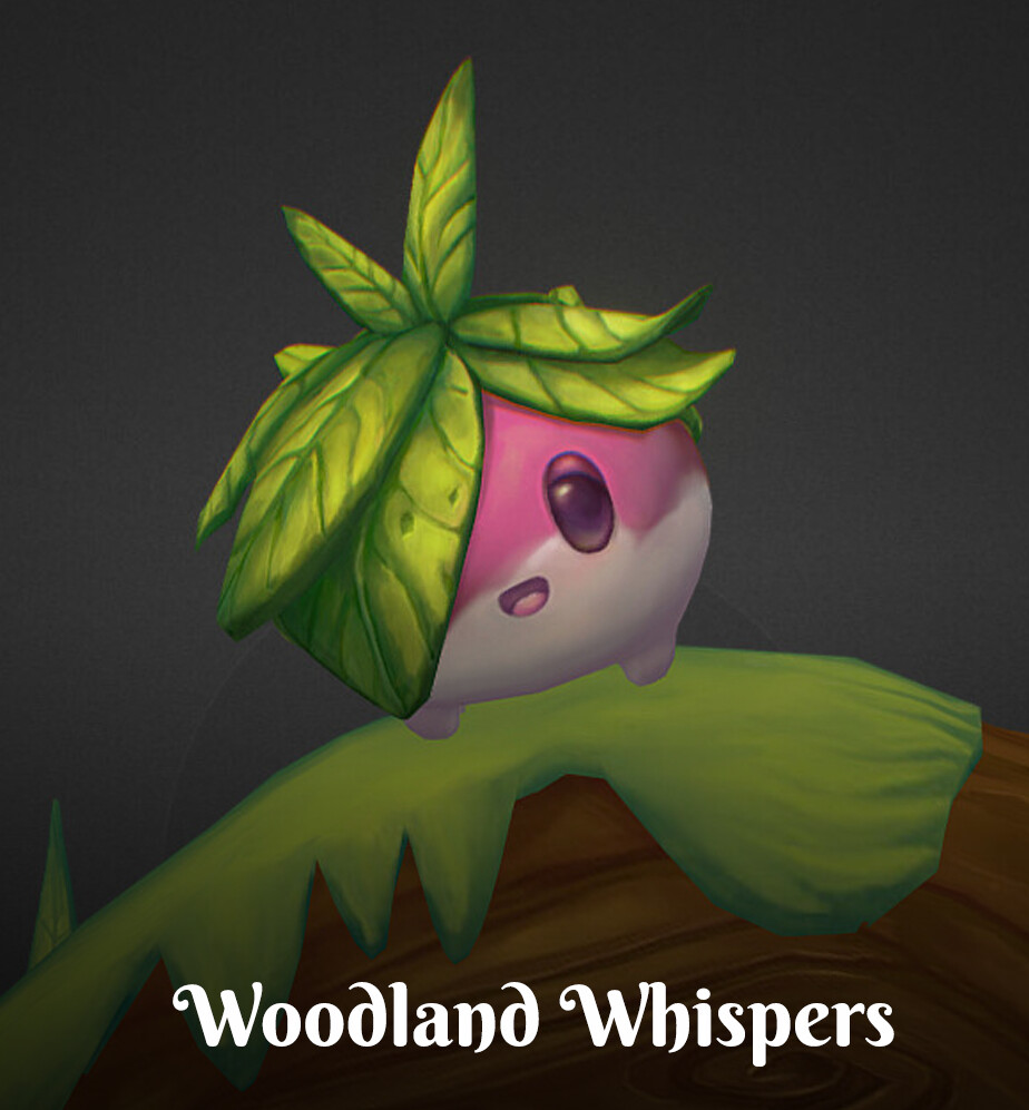 ArtStation - Radish Fantasy Hand Painted Creature- Game Asset