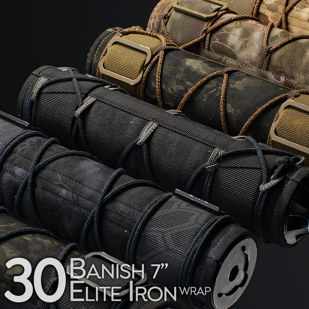 ArtStation - Banish 30 Suppressor Wrapped (Game Ready - Silencer)