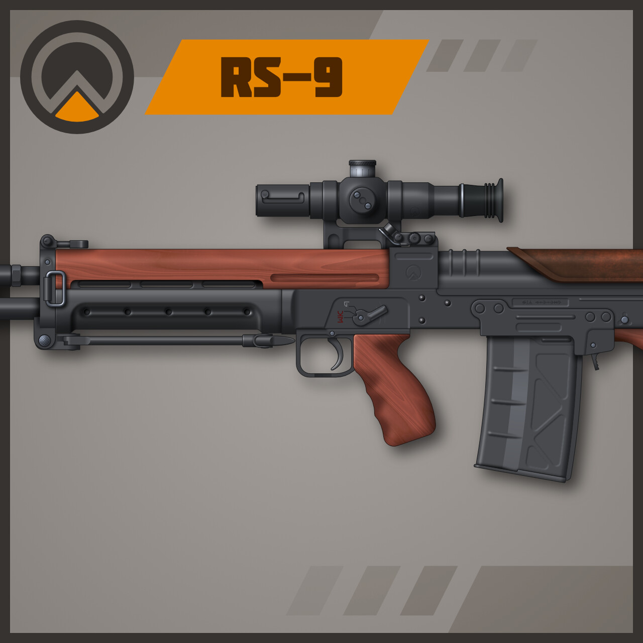 ArtStation - RS-9 Marksman Rifle
