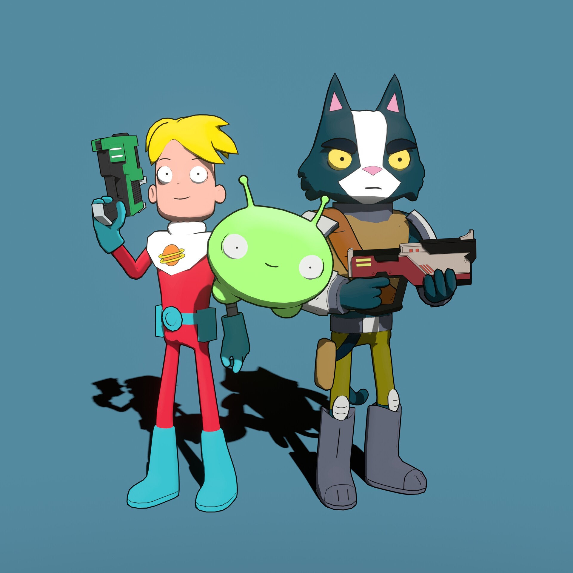 ArtStation - Final Space main-characters (Free download)