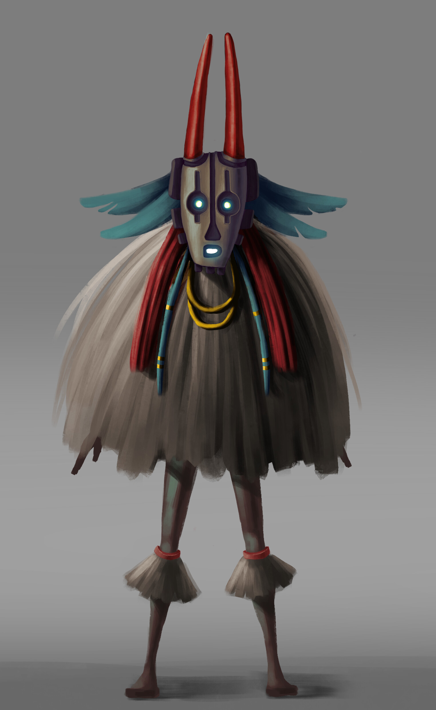 ArtStation - African Shaman [Mask Design]